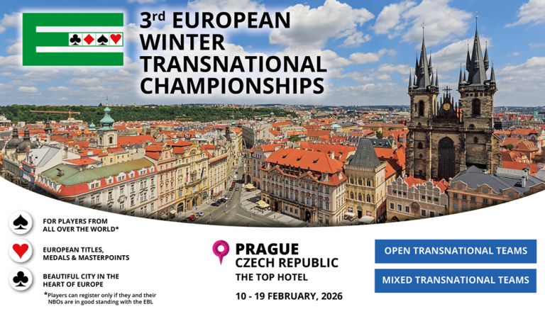 3rd European Winter Transnational Championships 2026 | European Bridge ...